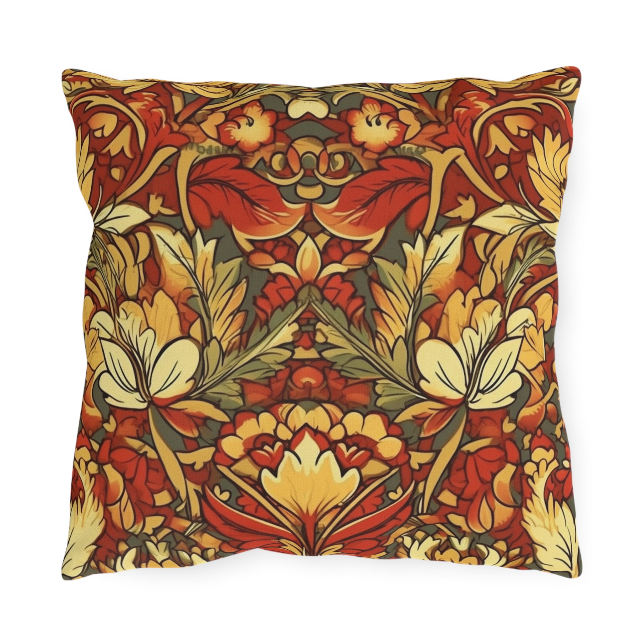Outdoor Pillow In Jacobean Pattern - Walmart.com