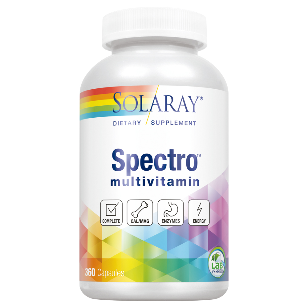 Solaray Spectro Multivitamin with Iron | Cal/Mag, Energizing Greens ...