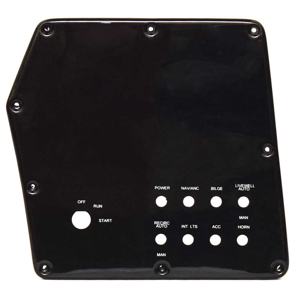 Lowe Boat Blank Switch Panel 2281279 | Stinger 178 Black 12 1/2 Inch ...