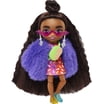 Barbie Extra Minis Fashion Doll #4, Blonde Hair, Stylish Purple Dress ...