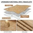 "decorUhome Waterproof Heavy Duty Vinyl Tablecloth, Floral Dining Table ...