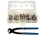 Oetiker Style Pinch Clamps Pex Cinch Rings, 3/8 INCH, Stainless Steel ...