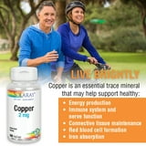 Solaray Copper 2 mg | Healthy Red Blood Cell Formation, Immune and ...