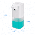 Automatic Soap Dispenser, White ABS Touchless Foaming Soap Machine, 18. ...