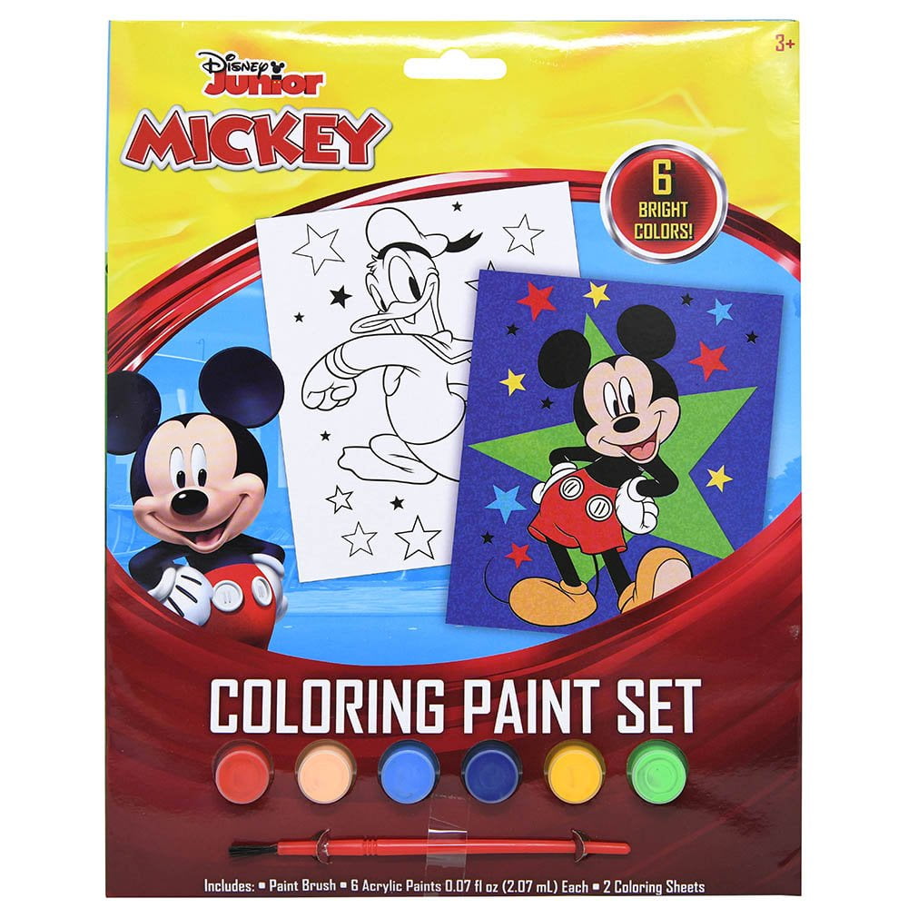 Mickey Mouse Poster Paint Set- 2 pack - Walmart.com
