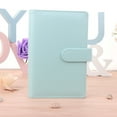 6-Ring Multi-pockets Loose-Leaf Binder Cover Faux Leather Planner Diary ...