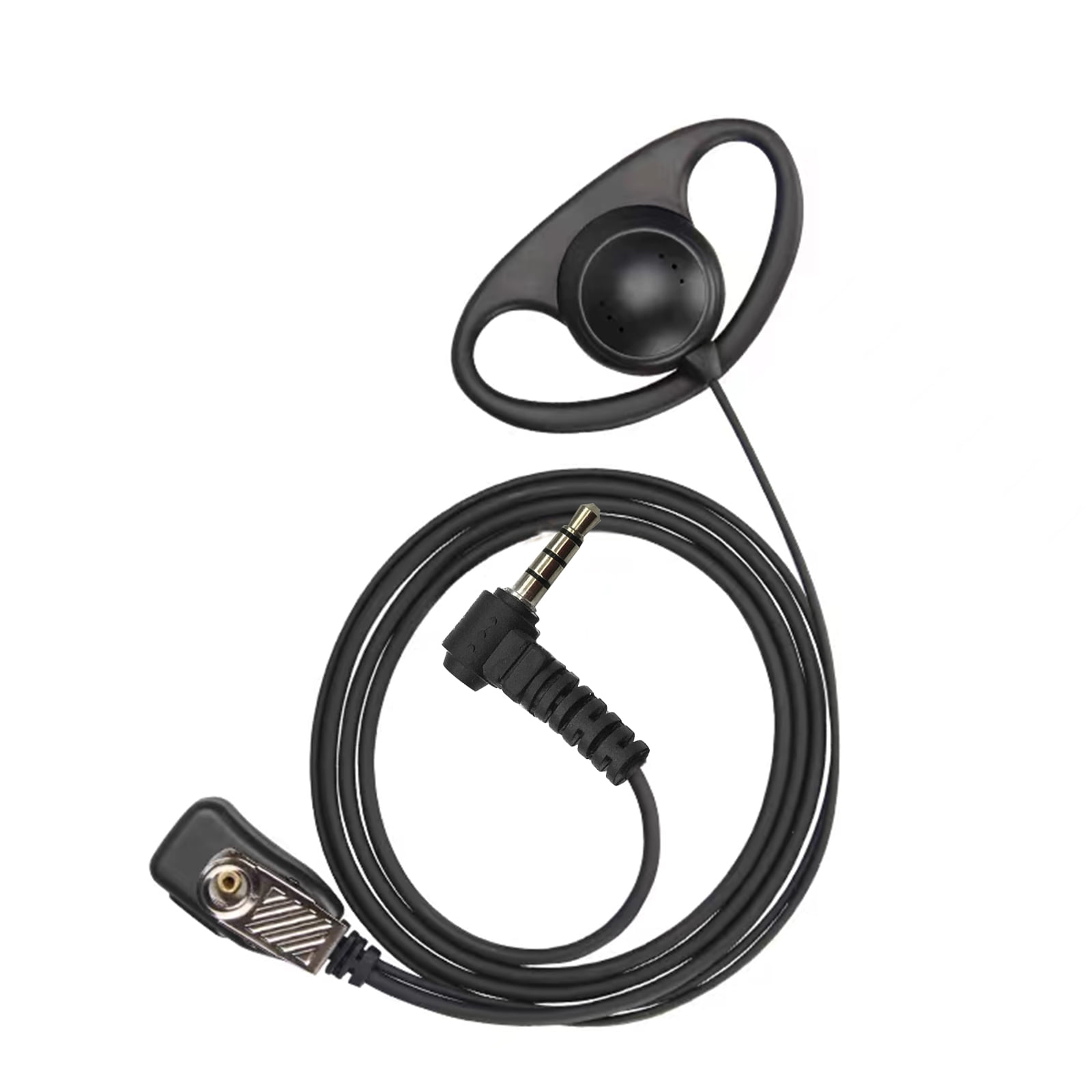 1x Radio Earpiece Headset PTT Hidden MIC for YAESU Vertex VX-1R 5R VX ...