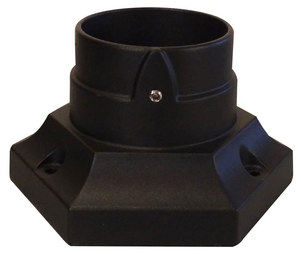 Aluminum Stub Post Base in Black (Copper) - Walmart.com