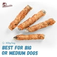 Pawmate Chicken Wrapped Cod Fish Skin Stick Dog Treats, Omega 3 Rich ...