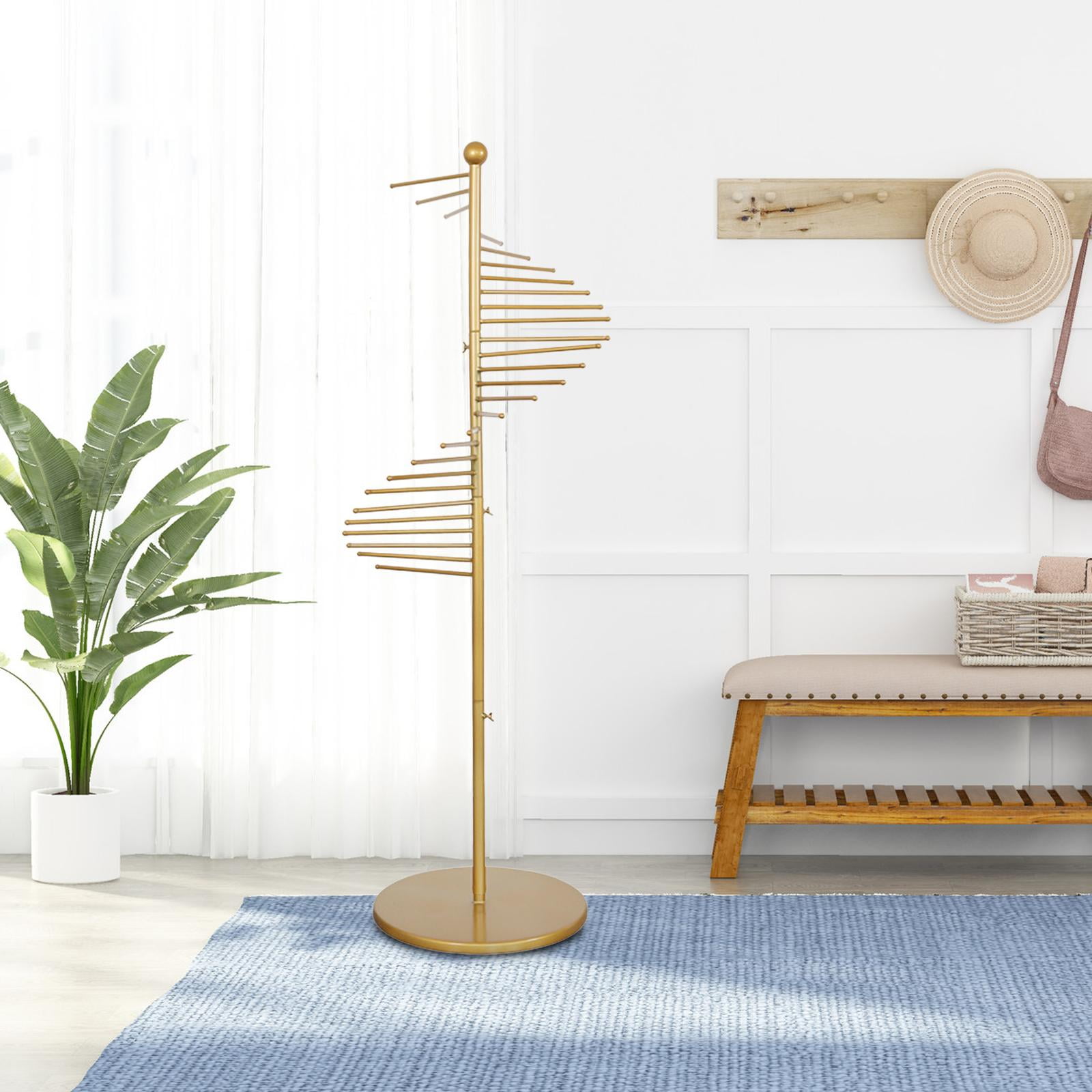 Click here for Elodie Scarf Display Rack Decor With 30 Hanger Rod... prices