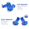 125 count Solderless Quick Splice Snap Wire Splitter Tap Connectors ...