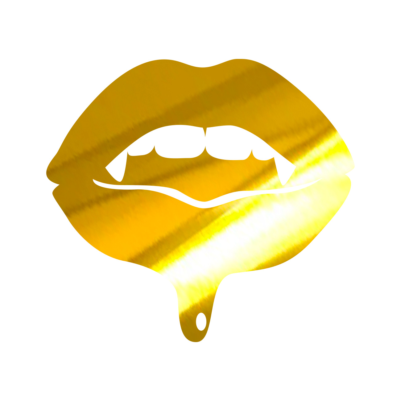 Bloody Fang Teeth and Lips Sticker Decal Die Cut - Self Adhesive Vinyl ...