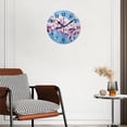 Battery Operated Analog Wall Clocks Non-Ticking Silent Modern Clock ...