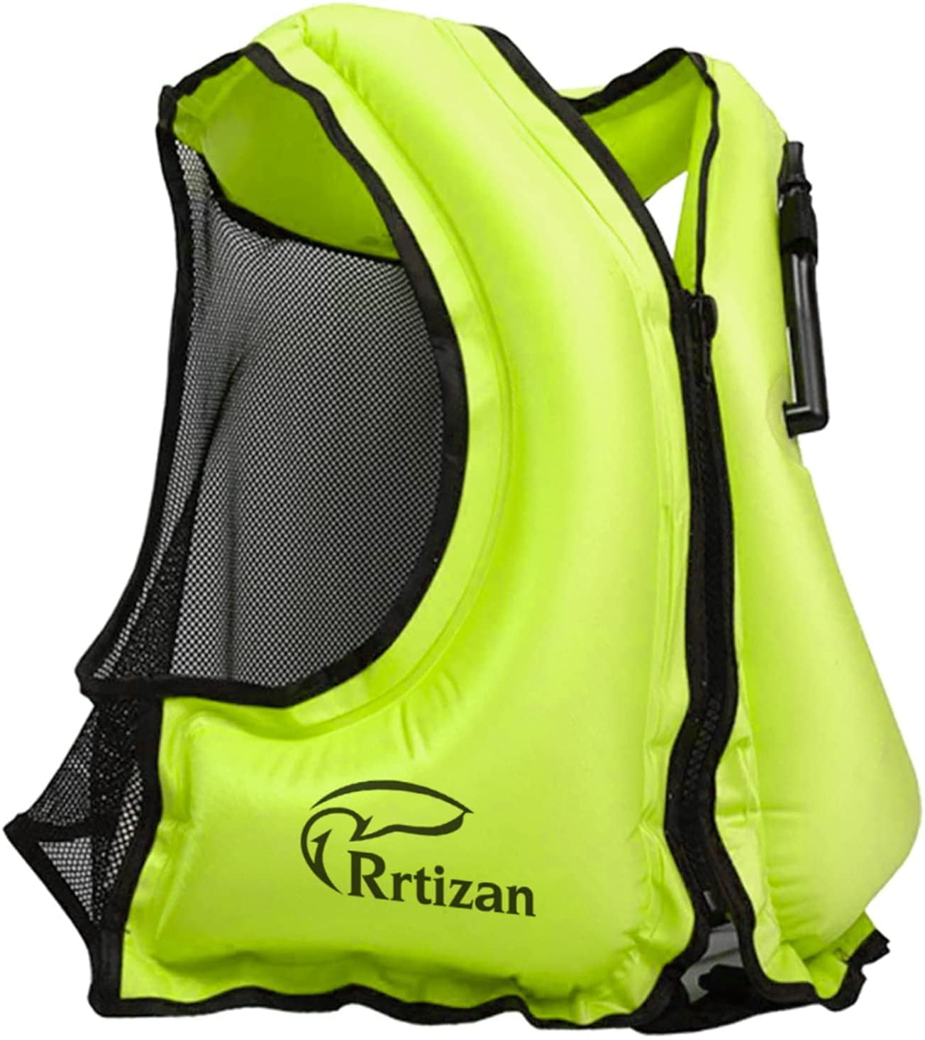 Rrtizan Adults Inflatable Swim Vest, Portable Snorkel Vest for Men ...