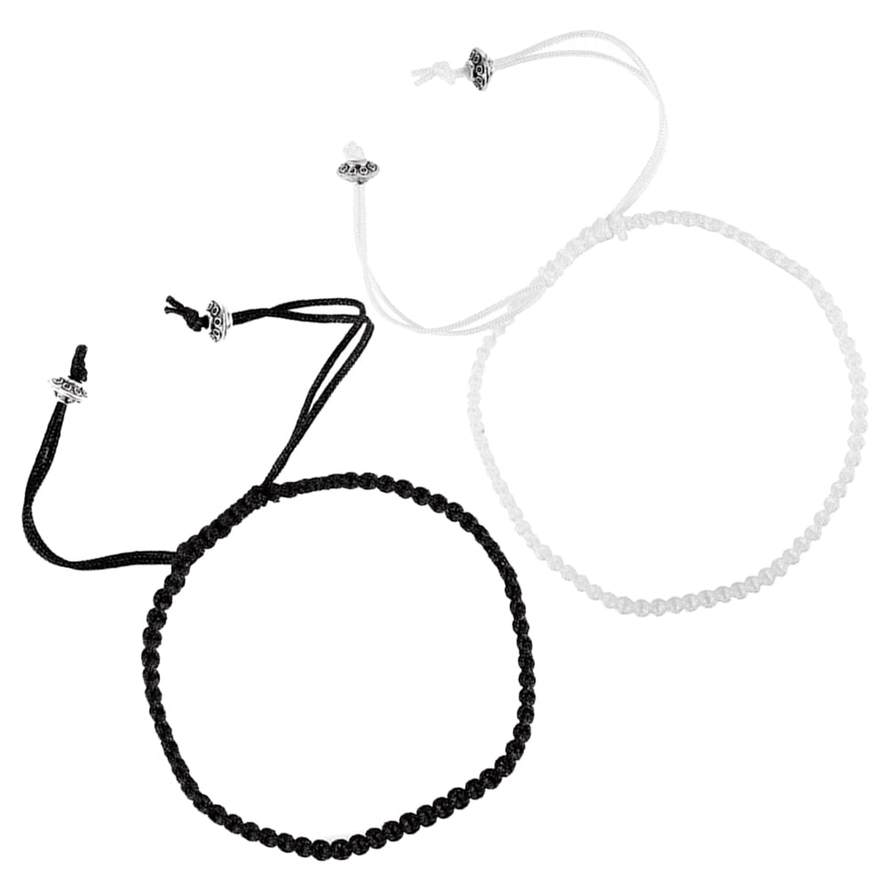 Click here for Oulii Couple Design Braided Rope Bracelets 1 Pair... prices