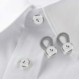 6 Pack Button Extender for Shirts TRIANU Men Collar Extender Neck ...