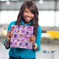 3drose, Flowers, Polka Dots, Pink, Purple, Bright, Pretty, Pattern ...