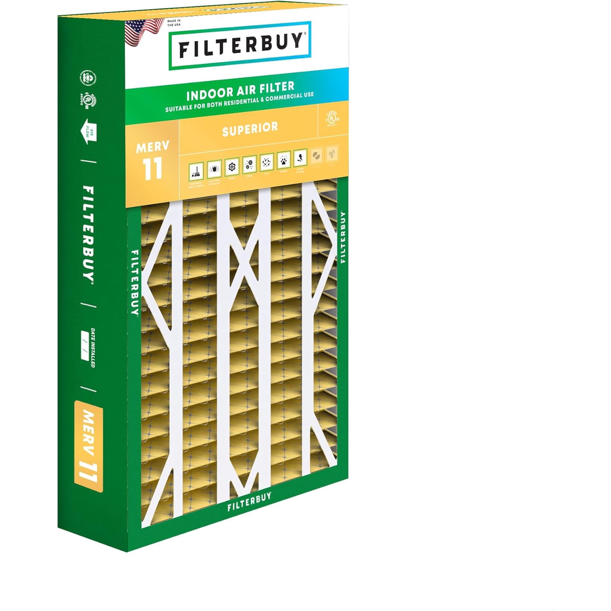 Click here for Filterbuy 16x28x6 Merv 11 (Mpr 1200) Allergen Defe... prices