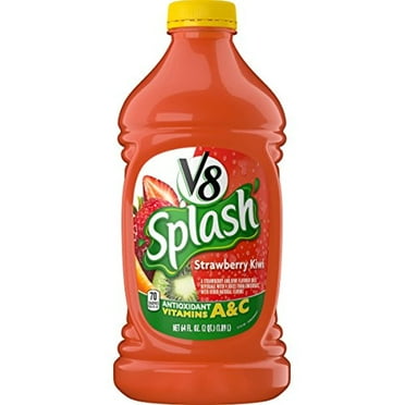 V8 Splash Berry Blend, Tropical Blend and Strawberry Kiwi Juice Drink, 16 Fl oz (Variety Pack of ...