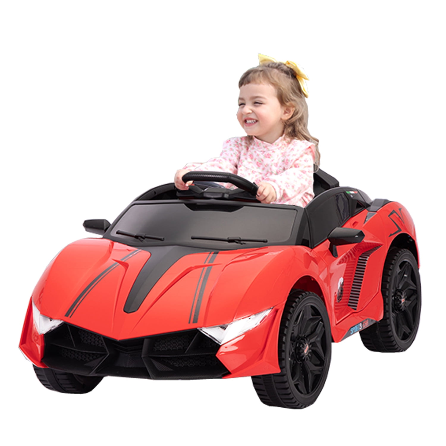 Cfowner 12V Kids Electric Ride On Sports Car Toy w/ 3 Speeds Parent ...