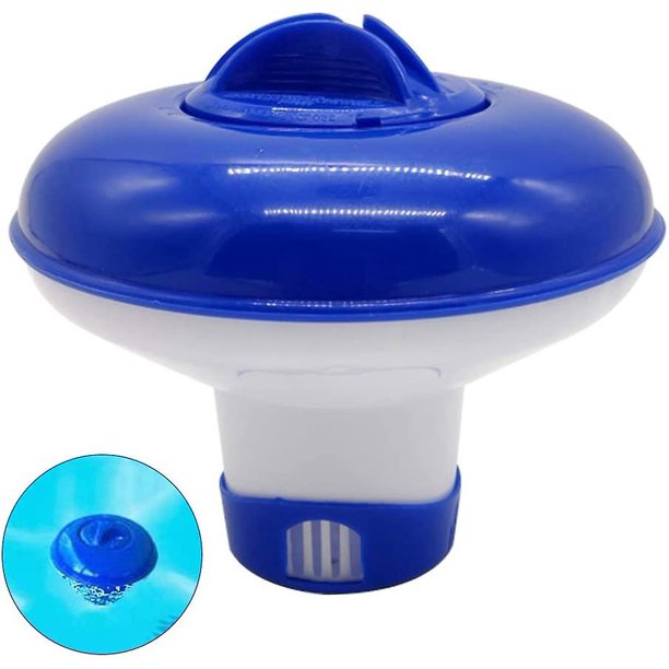Swimming Pool With 5 Inch Swimming Pool Floating Tablets Into The ...