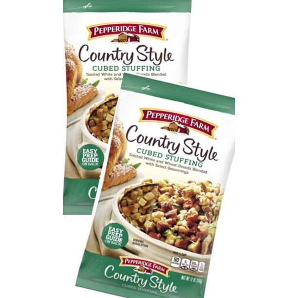 2 packs Pepperidge Farm® Country Style Cubed Stuffing each 12oz great ...