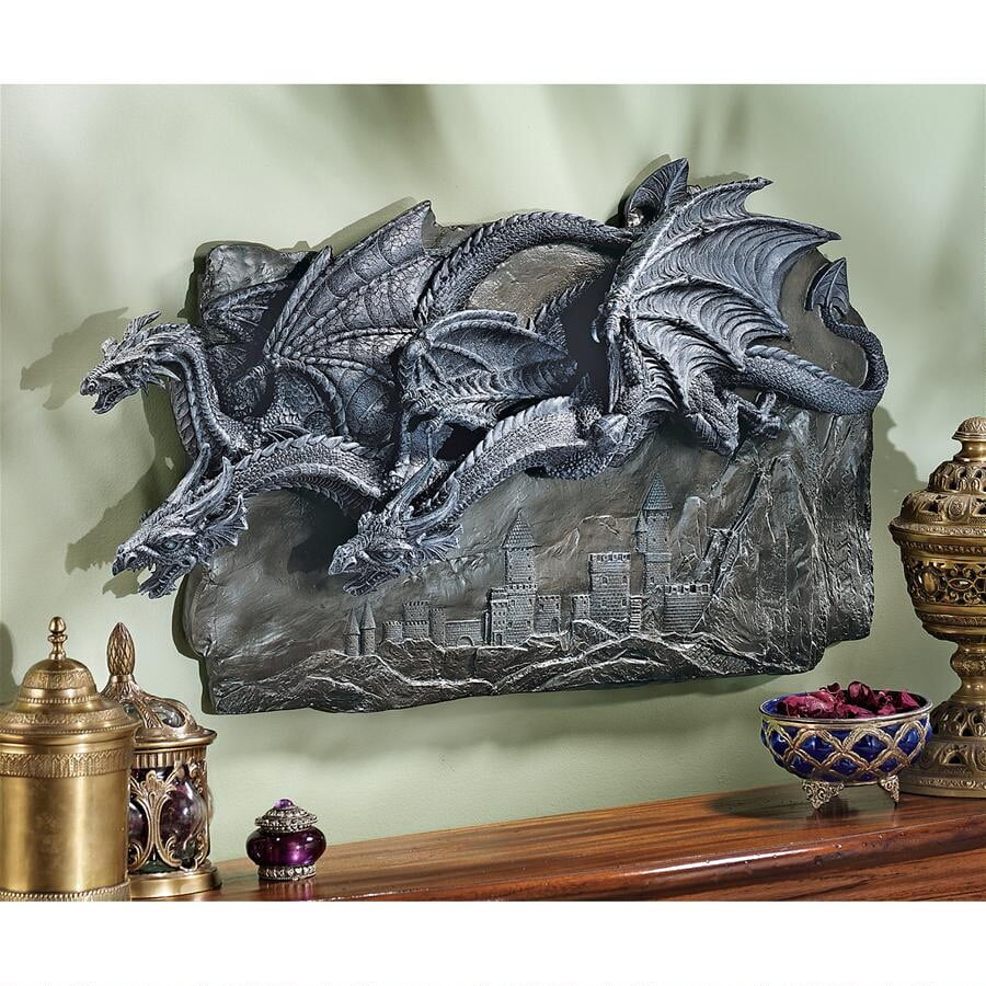 Design Toscano Morgoth Castle Dragons Wall Sculpture - Walmart.com