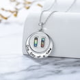 Pause Necklace Sterling Silver One Day At A Time Pendant Pause Sign ...