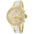 Michael Kors Women's Wren Chronograph Two-Tone Stainless Steel Watch ...