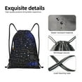 Drawstring Backpack, Physical Formulas Light Waterproof Sports Gym Bag Draw String Back Bag for ...