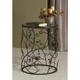 FirsTime & Co. Bronze Bird And Branches End Table, Modern, Antiqued ...