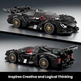 Technic Super Sports Car Building Set with Display Case, 355 Piece Race ...