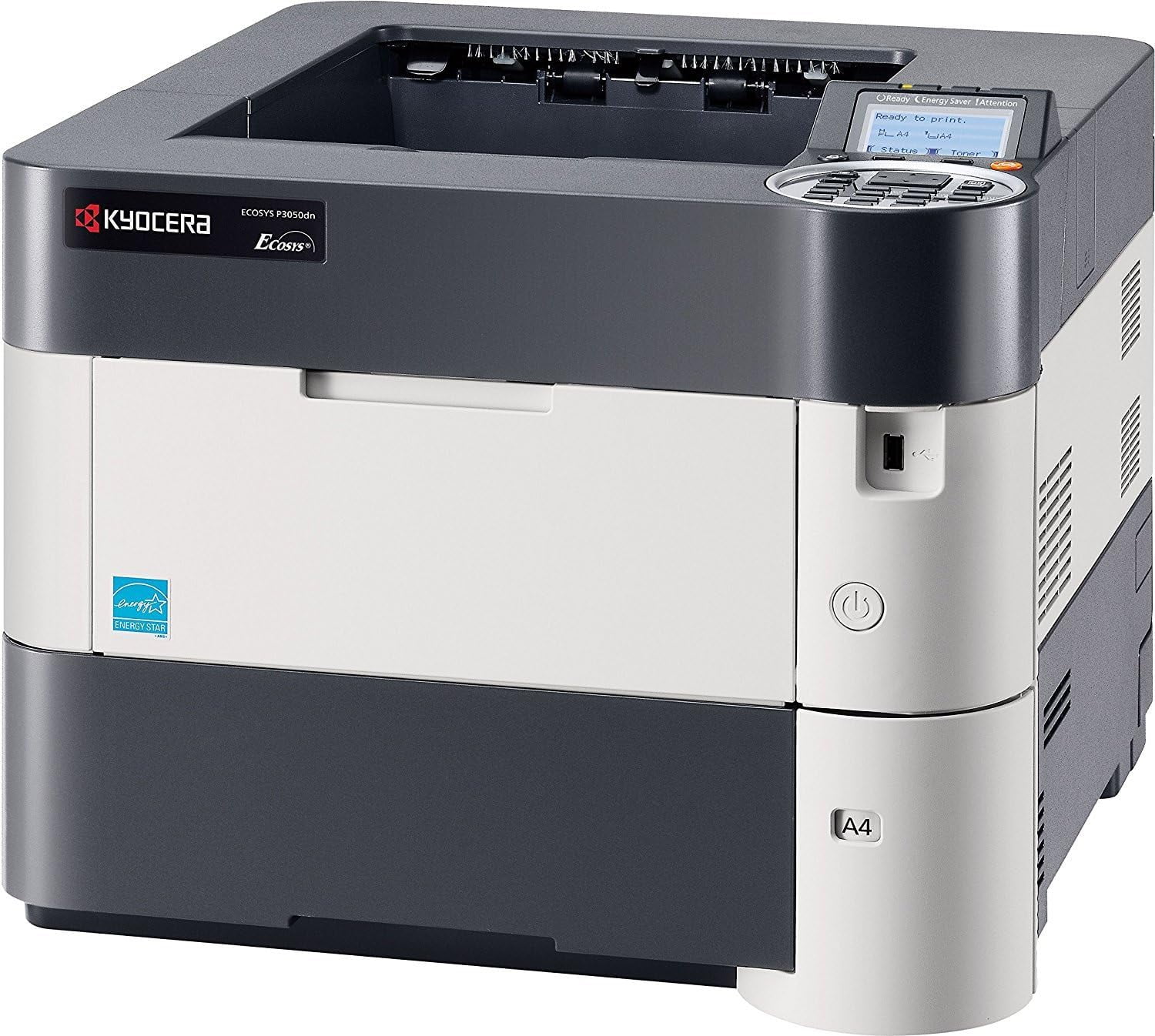 Restored Kyocera P3055dn B&W Network Laser Printer – 55 PPM, Duplex ...