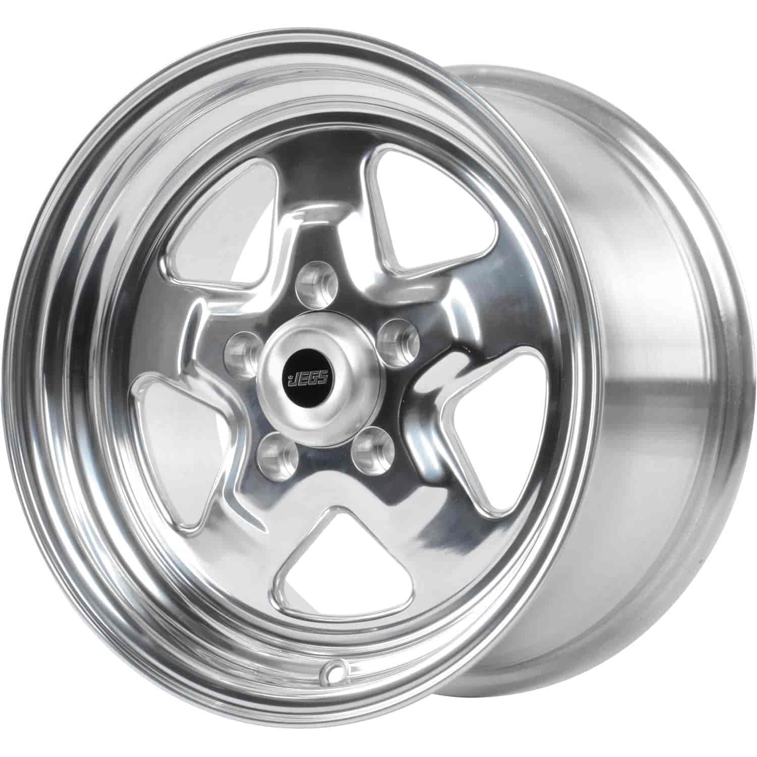 JEGS 66077 Sport Star 5-Spoke Wheel Size: 15 x 8 Bolt Pattern: 5 x 4.5 ...