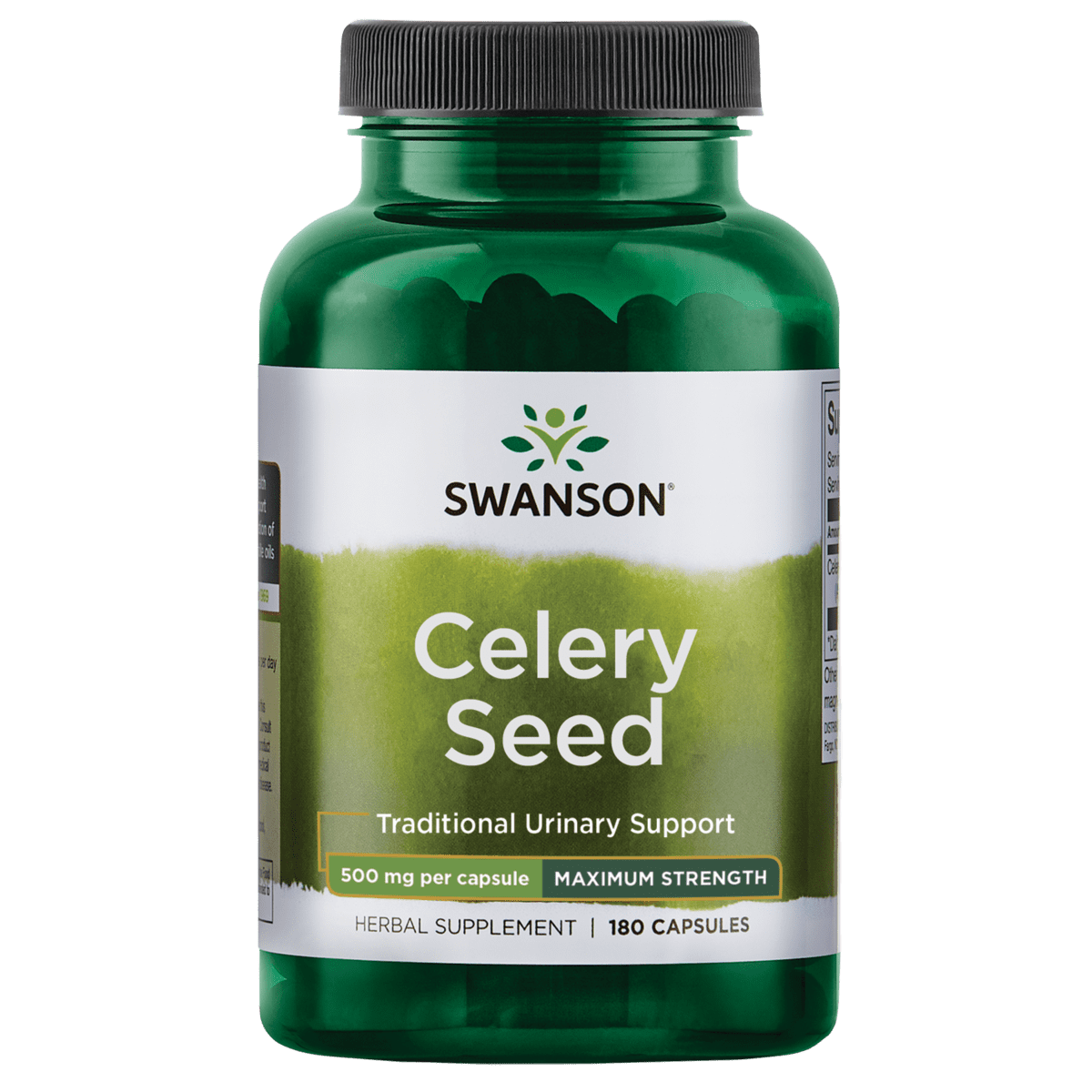Swanson Maximum Strength Celery Seed Capsules, 500 mg, 180 Count ...