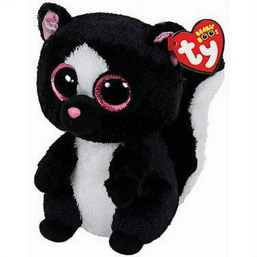 TY Beanie Boos - FLORA the Skunk (Glitter Eyes) Small 6" Plush (With ...