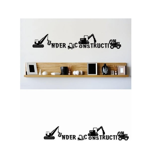 Vinyl Wall Decal Sticker : Under Construction Equipment Trucks Picture ...
