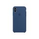 Apple Silicone Case for iPhone X - Blue Cobalt - Walmart.com