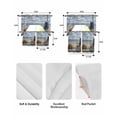 Coastal Beach Kitchen Curtains Swag Valance and Tier Curtains Set 36 ...