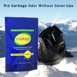 SMELLEZE Natural Garbage Smell Removal Deodorizer: 2 lb. Granules Rids ...