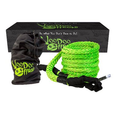 Voodoo Offroad Ropes 1300009 0.75 in. x 30 ft. Recovery Rope with Bag ...