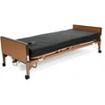 Med Mart Full Electric Hospital Bed Set, Foam Mattress, Half Rails ...