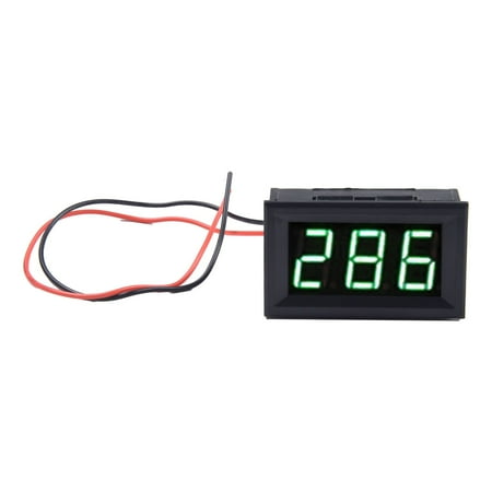 BTOER LED Display Digital Voltmeter 2-line AC Voltage Meter Table Red ...
