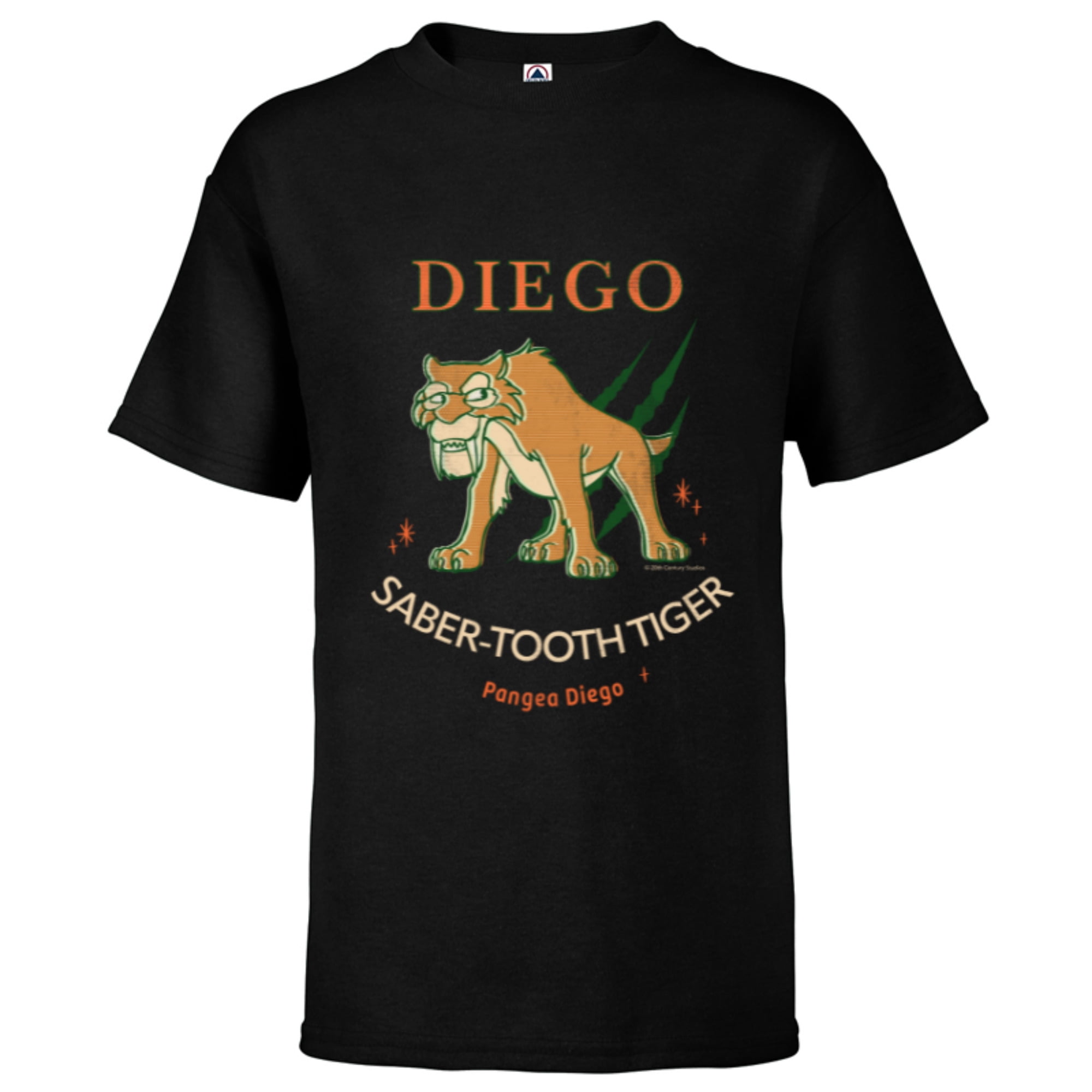 Ice Age Diego Saber-Tooth Tiger Halftone - Short Sleeve T-Shirt for ...