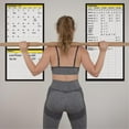 Dry Erase Workout Calendar Poster - Fitness Planner with To-Do List ...