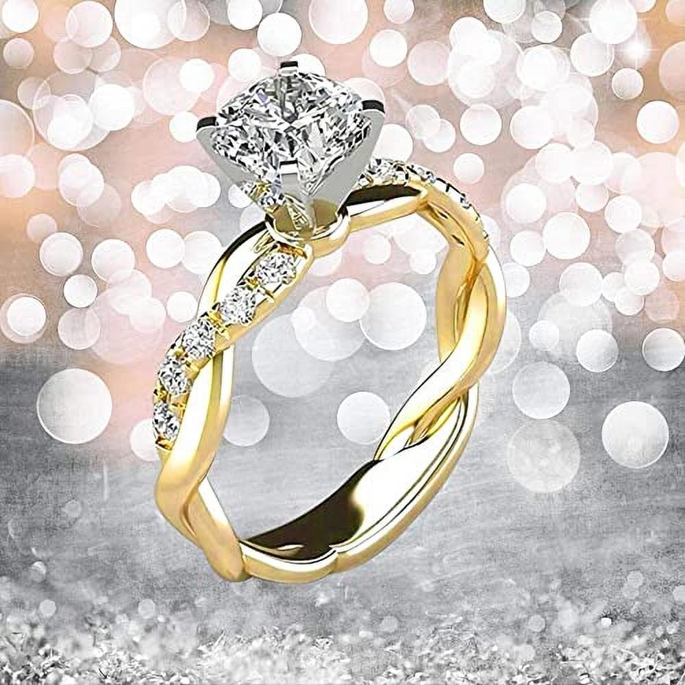 Diamond wedding rings for girls 60 photos - Vianawedding.com