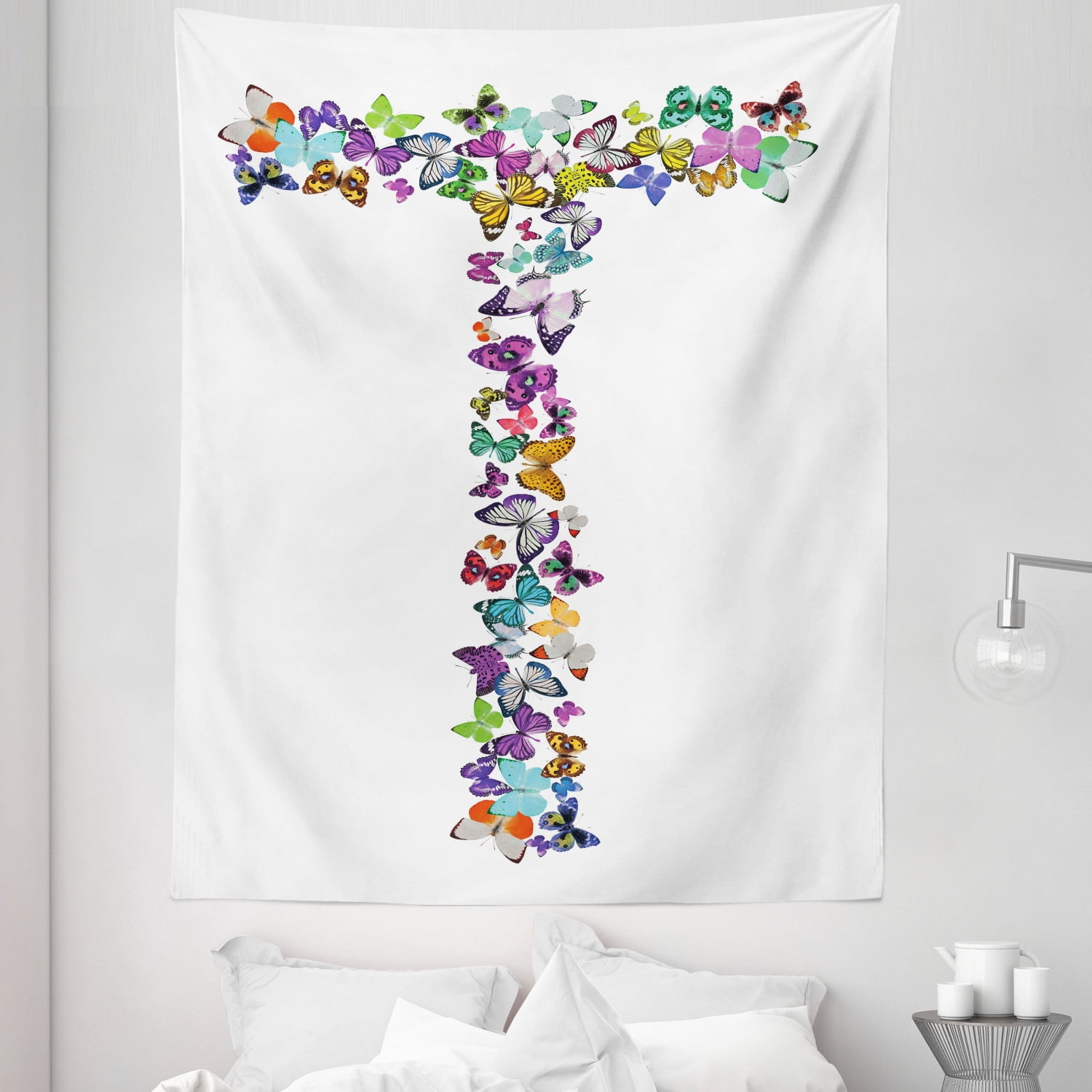 Letter T Tapestry, Language of the Springtime Themed Alphabet Design ...
