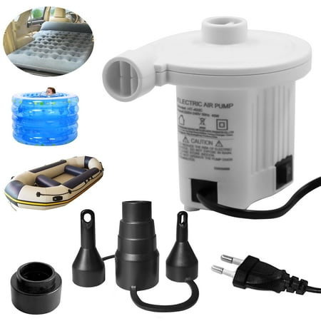 eccomum Electric Inflate Pump AC220V-240V Quick-Fill Air Pump with 4 ...