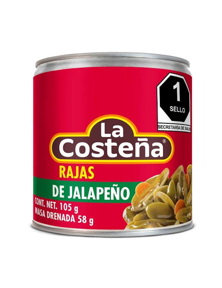 Pack de 40 Chiles rajas verdes La Costeña de 105g La costeña Rajas | Walmart en línea