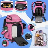 Ski and Snowboard Boot Bag Backpack - 60 L - Waterproof Winter Sport ...